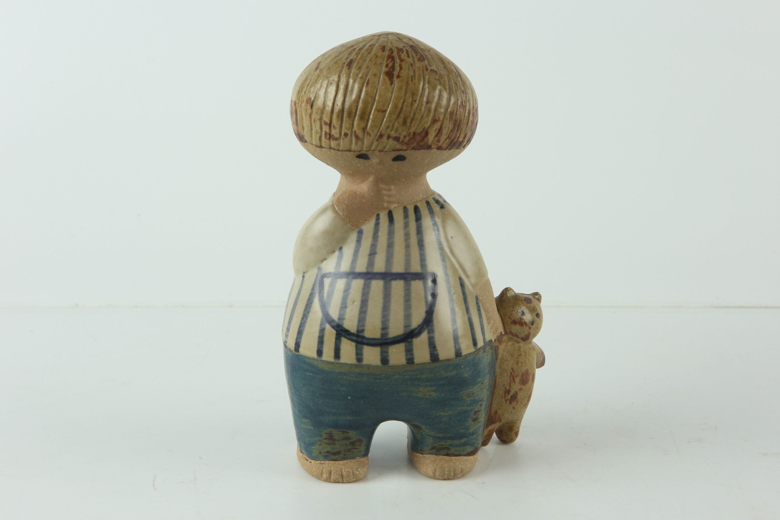 LISA LARSON, figurin, "Malin", ur serien Larssons Ungar, Gustavsberg, 1962-1980 | Barnebys