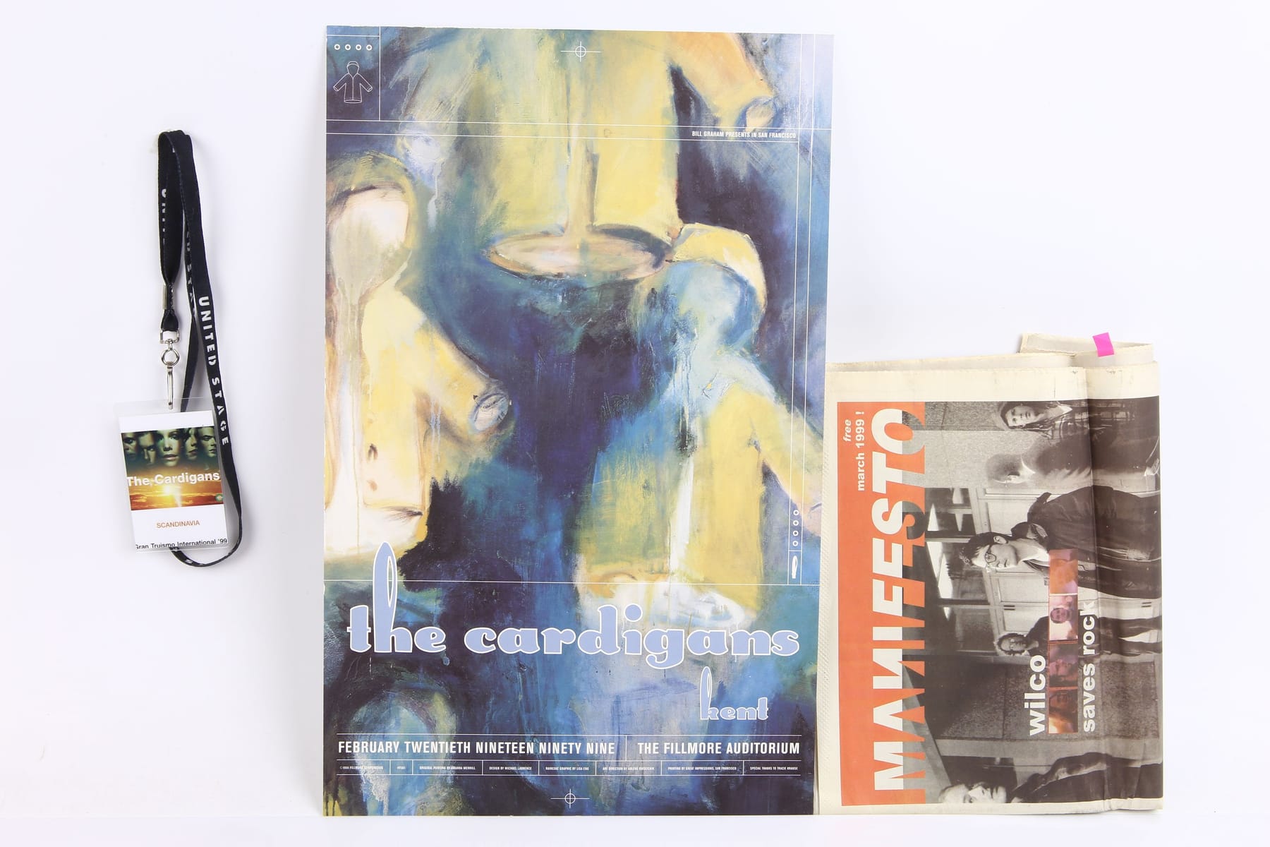 POSTER samt BACKSTAGEPASS, The Cardigans… | Auktion.se