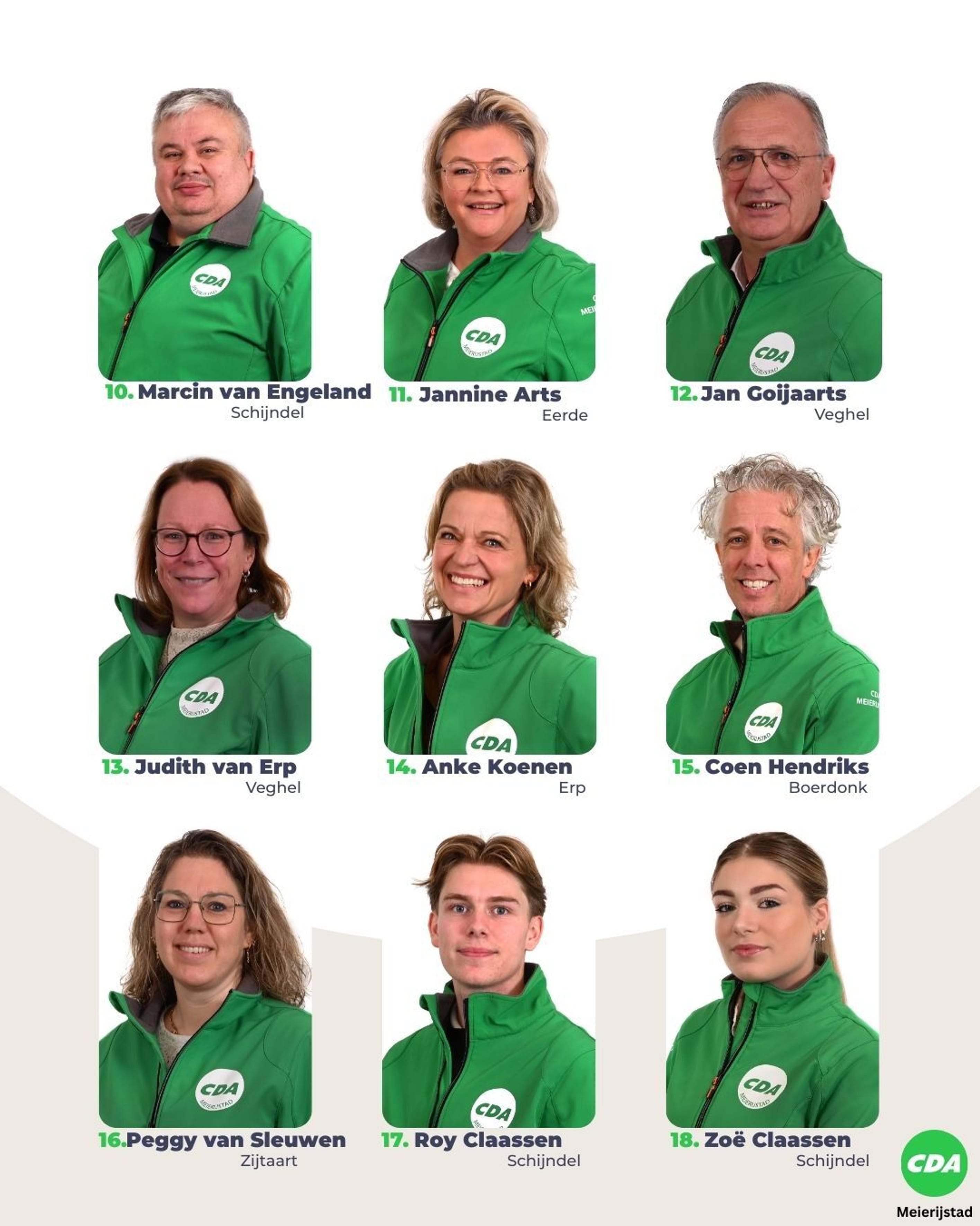 Meierijstad | CDA Meierijstad kandidatenlijst…