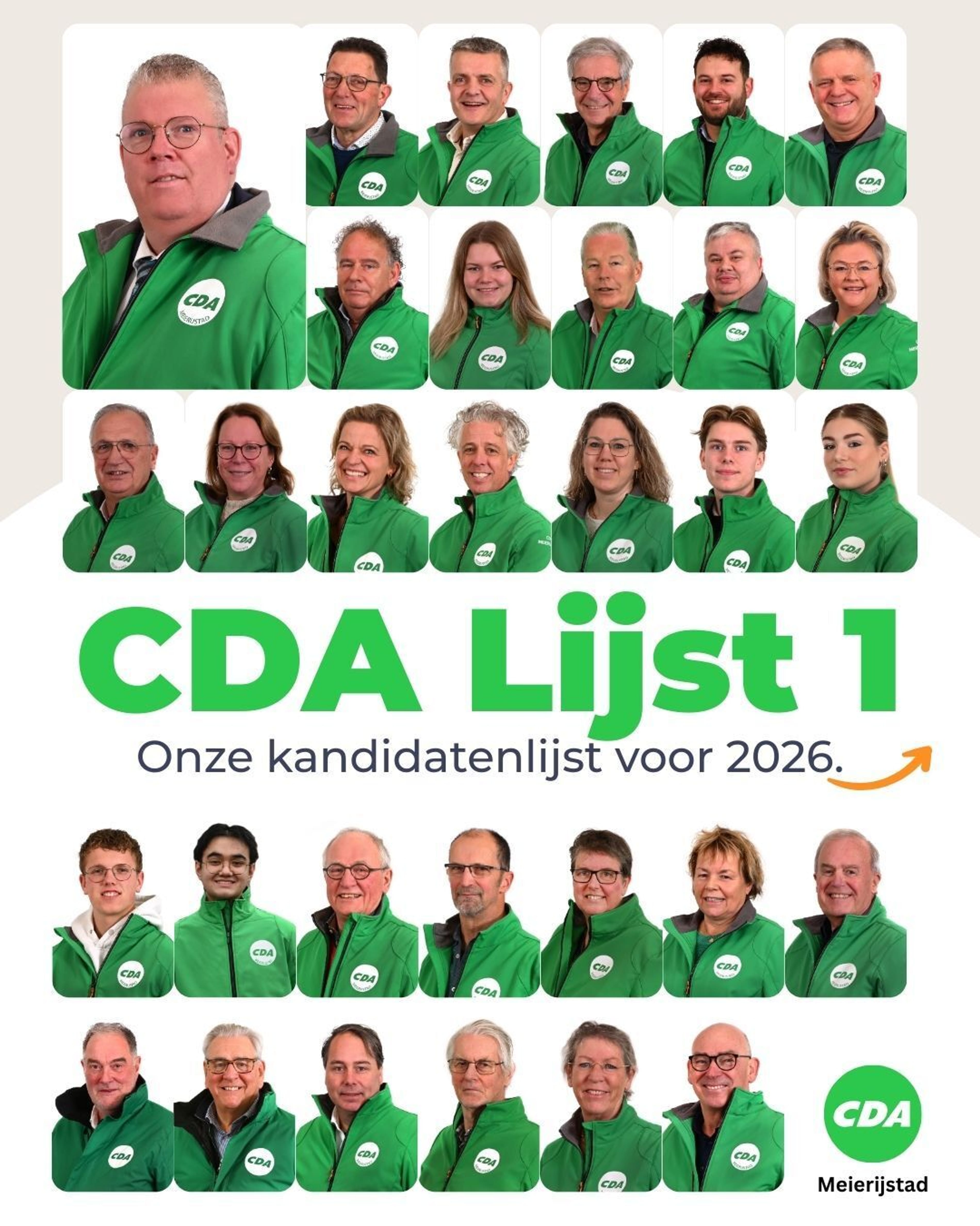 Meierijstad | CDA Meierijstad kandidatenlijst…