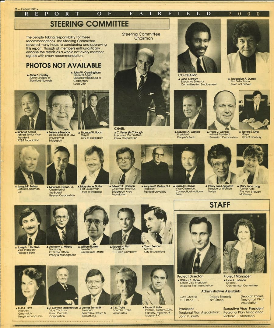 RPA | Regional Plan Association's 100-Year History in Connecticut