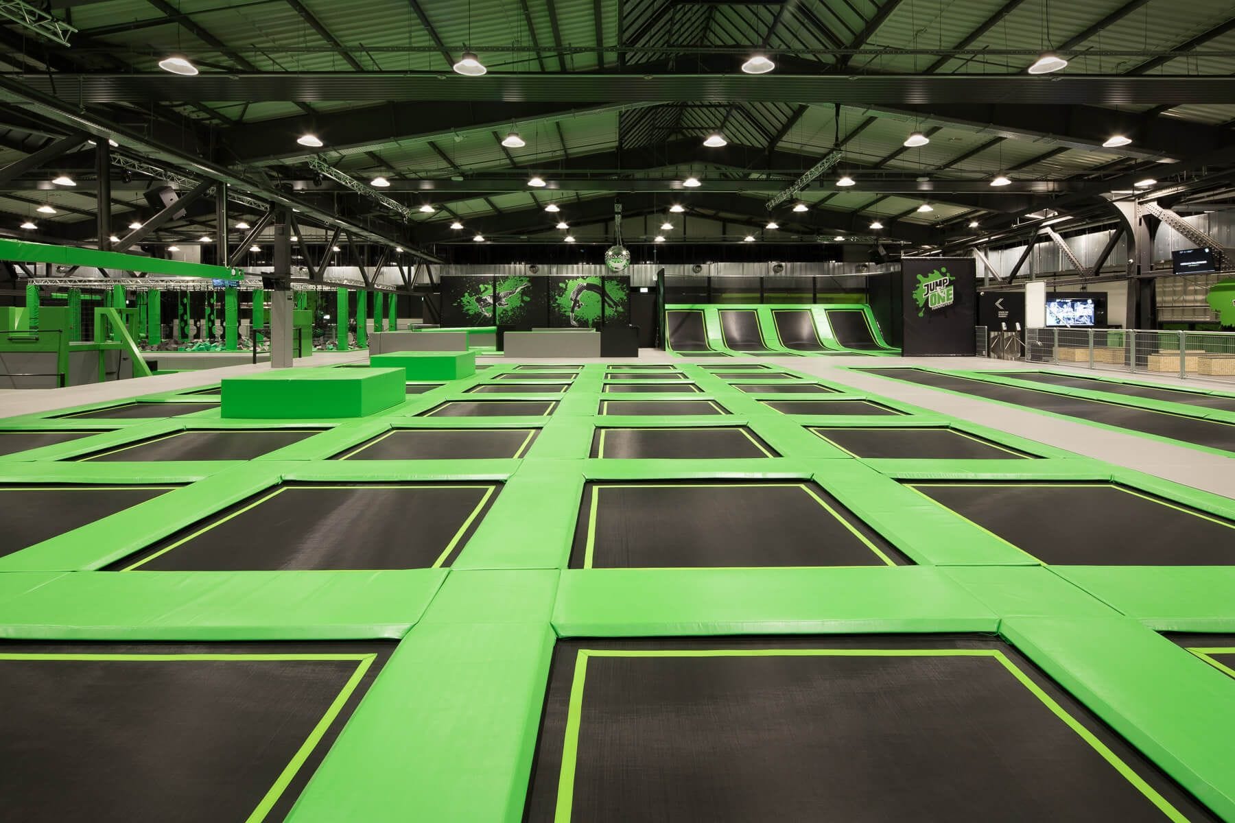 How do I open and build my own trampoline park?