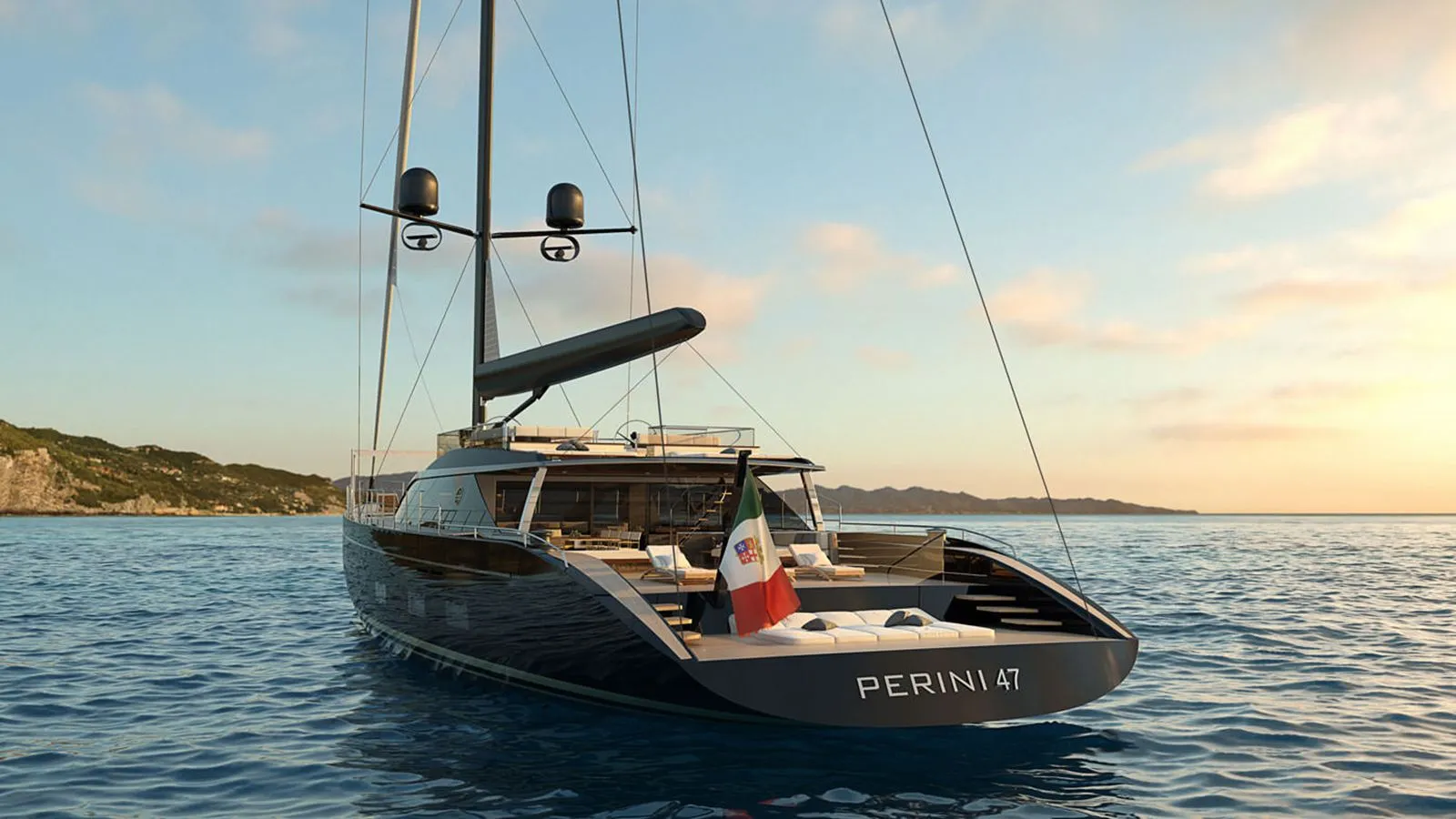 2024 Perini Navi 47m sloop sailing yacht C.605 for sale