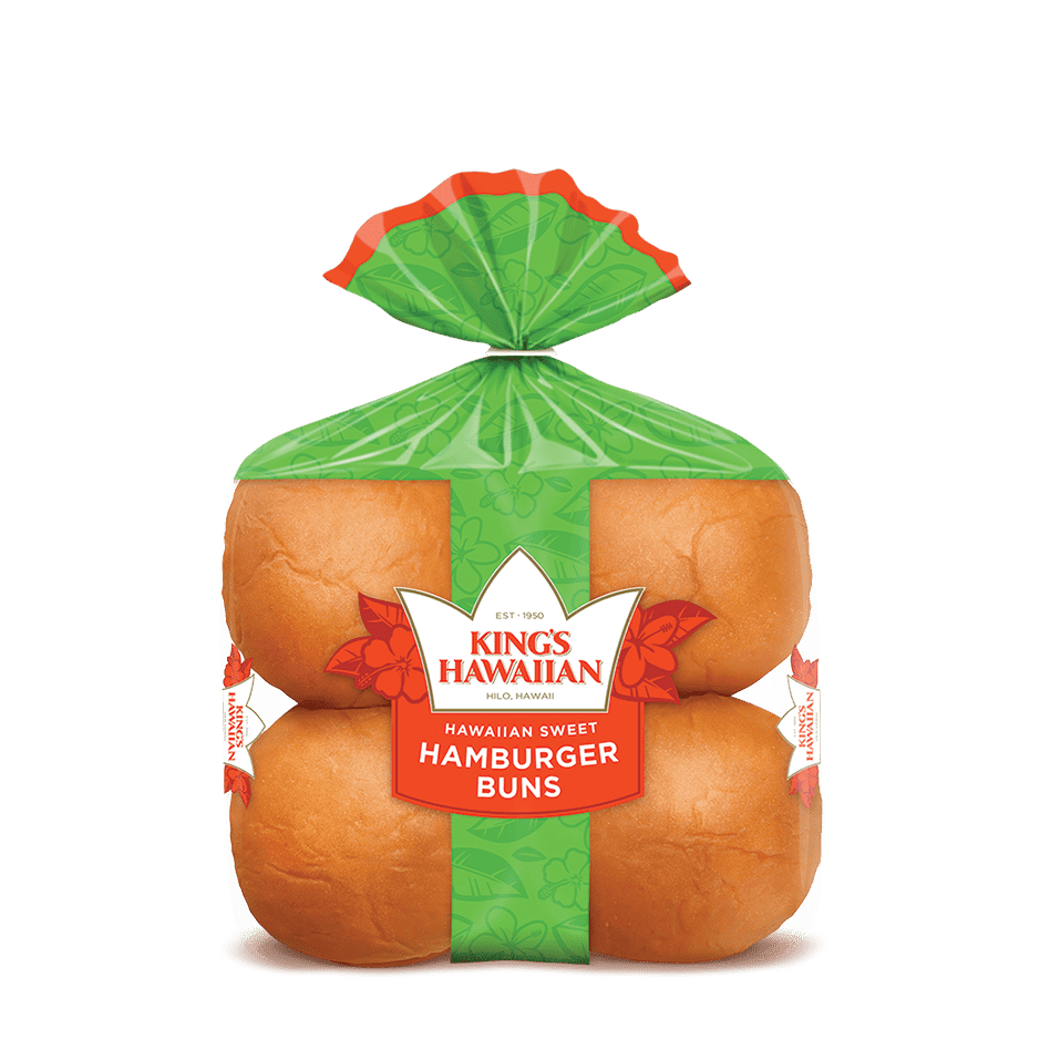 Original Sweet Hamburger Bun 8pk - King's Hawaiian® Foodservice