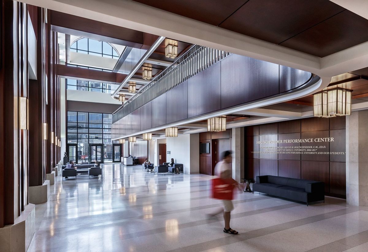 DePaul University Holtschneider Performance Center | Schuler Shook DePaul University Holtschneider Performance Center | Schuler Shook