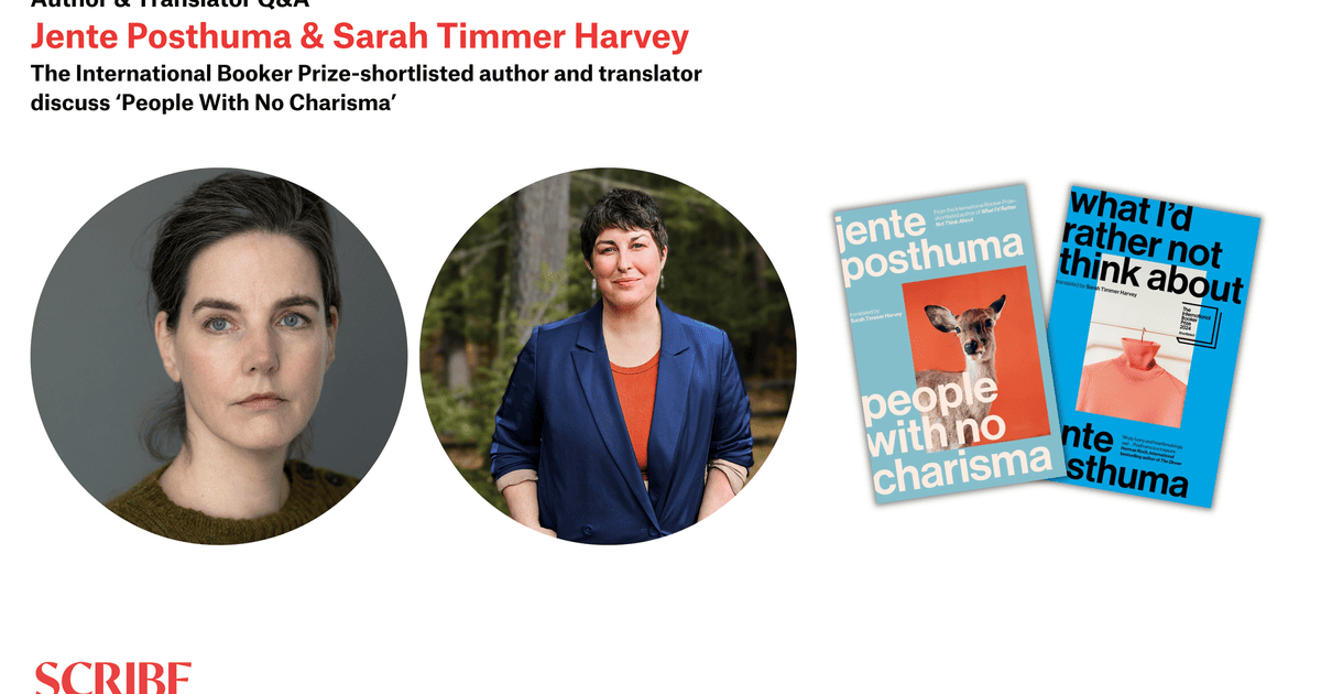 Jente Posthuma & Sarah Timmer Harvey Q&A | Article | Scribe