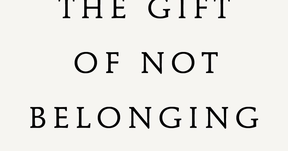 The Gift of Not Belonging by Rami Kaminski | Book | Scribe