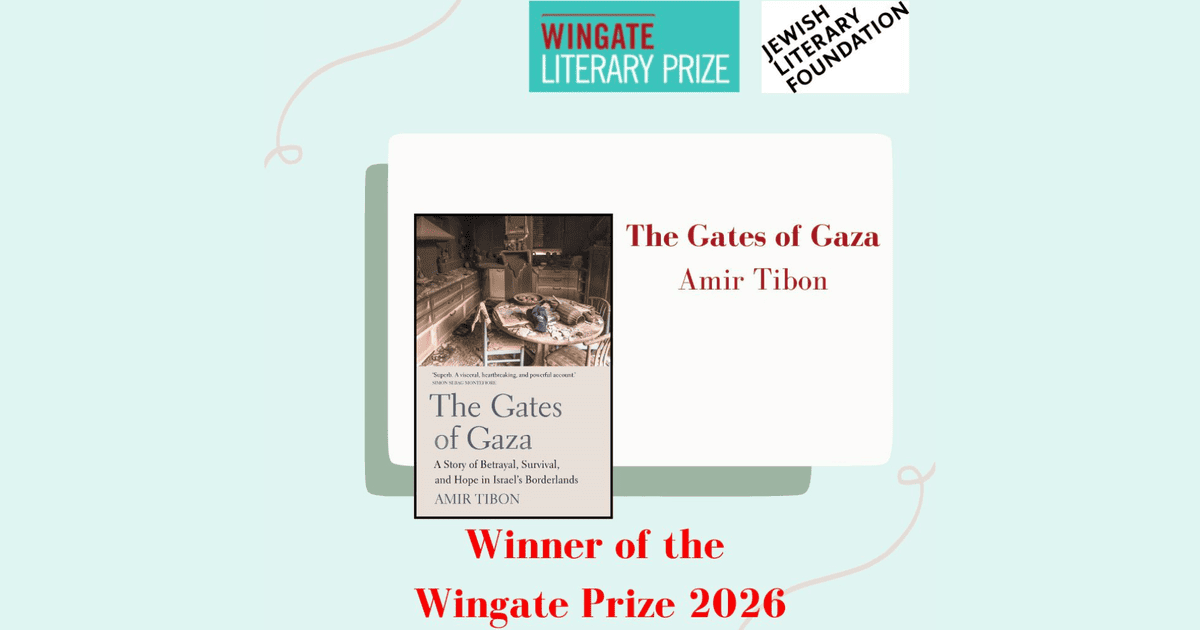 The Gates of Gaza Wins the Wingate Prize | Article | Scribe