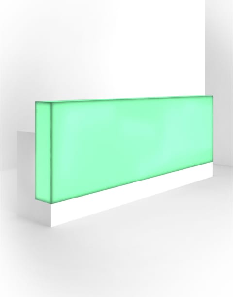 Products | Chroma Lightbox Reception Desk | 3form