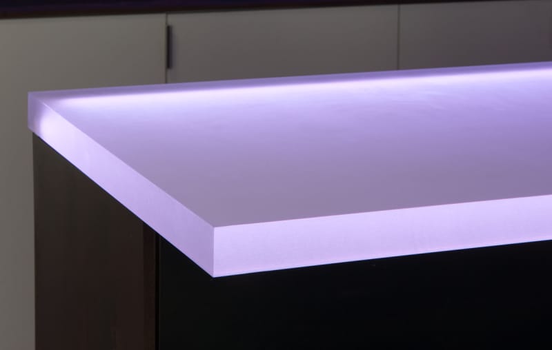 Products | 3form Edge-lit Chroma Countertop | 3form